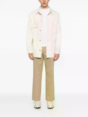 MAISON MARGIELA Creased Trousers - Neutrals