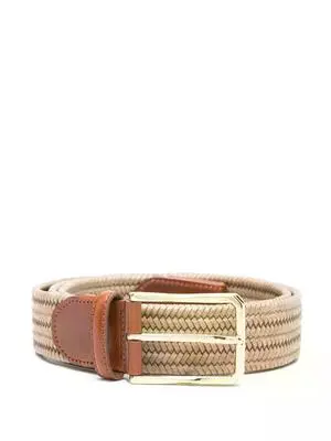 Canali Woven Belt - Neutrals