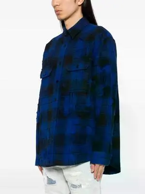 PURPLE BRAND Gothic P Flannel Shirt