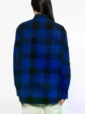 PURPLE BRAND Gothic P Flannel Shirt