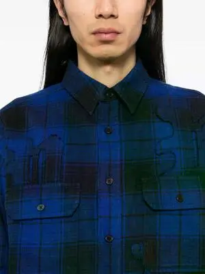 PURPLE BRAND Gothic P Flannel Shirt