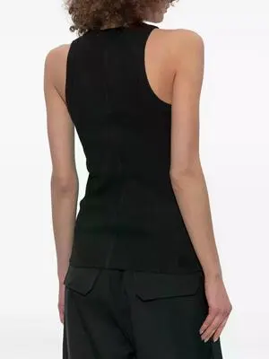 Lacoste Cotton Tank Top - Black