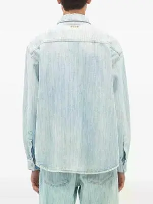 MSGM Washed-denim Overshirt
