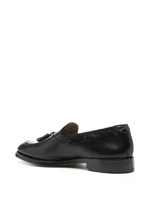 DOUCAL'S Leather Loafers - Black