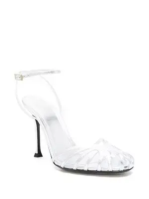 ALEVI MILANO 95mm Ally Sandals - Silver