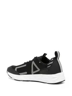 EA7 Logo Sneakers - Black