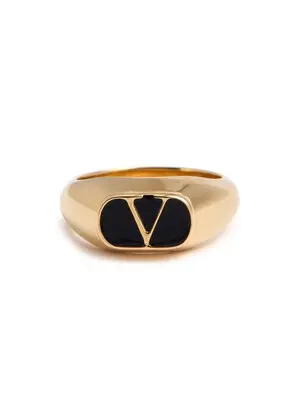 Valentino Garavani Vlogo Ring - Black
