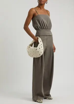 Remain Birger Christensen Wide-leg Twill Trousers