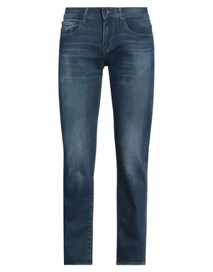 Armani Exchange Skinny Jeans With Tapered Leg - Blue