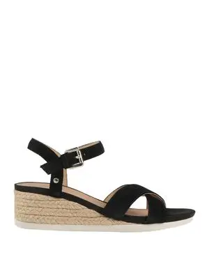 Geox Leather Wedge Espadrilles