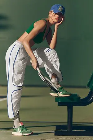 Free People FREE PEOPLE Track Star Pants White Combo