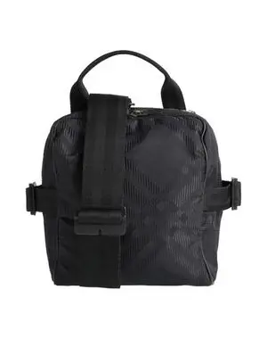Burberry Camera Bag In Polyamide, Polyester, And Calfskin - Black
