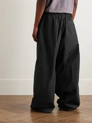 Acne Studios Wide-leg Cotton And Nylon-blend Trousers