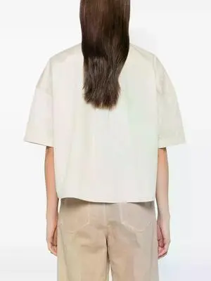 Brunello Cucinelli Graphic-motif Shirt - Neutrals