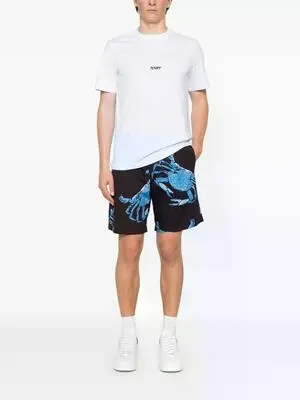 MSGM Graphic-print Shorts
