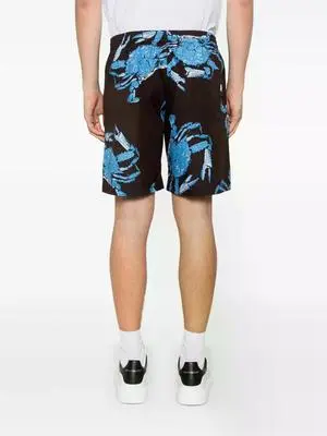 MSGM Graphic-print Shorts