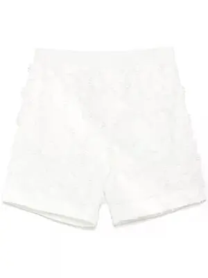 Msgm Embroidered Shorts For Men