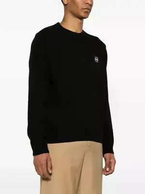 Loewe Anagram Wool Jumper - Black