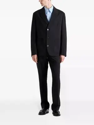Prada Single-breasted Blazer - Black