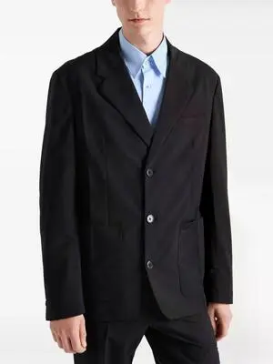 Prada Single-breasted Blazer - Black