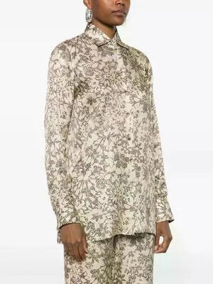 GOLDEN GOOSE Maira Floral Print Shirt