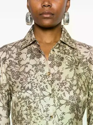 GOLDEN GOOSE Maira Floral Print Shirt
