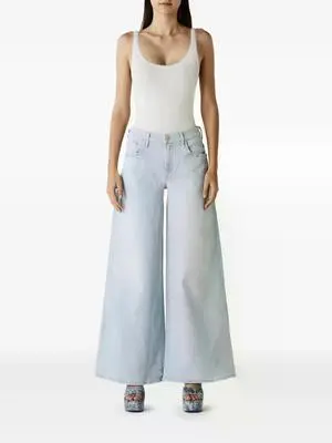 MOTHER The Swisher Sneak Jeans