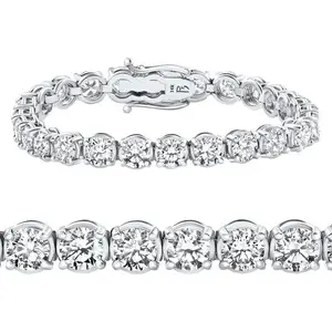BLISS DIAMOND 19.00ct Lab Grown Diamond Bracelet - 14k White Gold