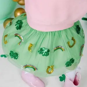 SWEET WINK Sequin St. Patrick's Day Tutu