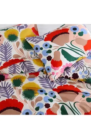 Marimekko Ojakellukka Organic Cotton Percale Comforter & Sham Set - Multi