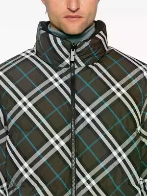 Burberry Vintage Check Puffer Jacket - Brown