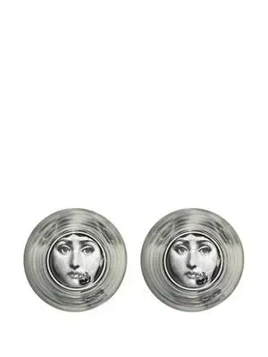 FORNASETTI Tema E Variazioni Glass Cup - Black