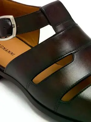 Magnanni Leather Sandals - Brown
