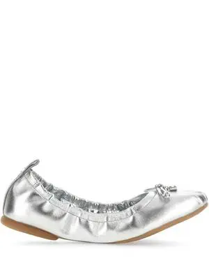 Hogan H684 Ballet Flats - Silver
