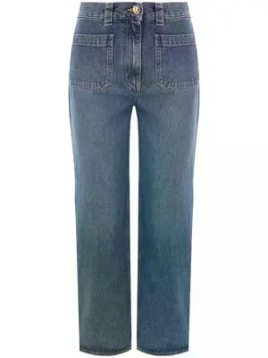 Elisabetta Franchi Mid-rise Cropped Jeans
