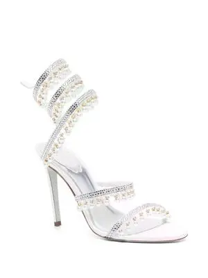 Rene Caovilla 105mm Chandelier Sandals - Silver