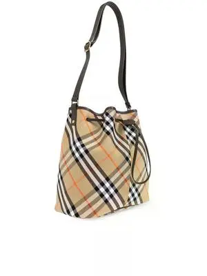 Burberry Vintage Check Bucket Shoulder Bag