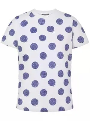 Moschino Polka Dot-print T-shirt - White