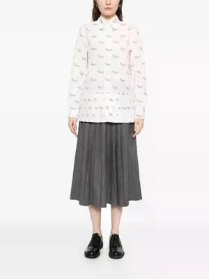 Thom Browne Pleated Bottom Shirt