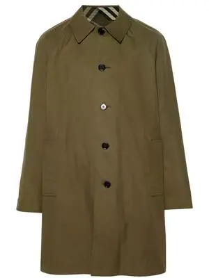 Burberry Reversible Mid-length Trench Coat - Green