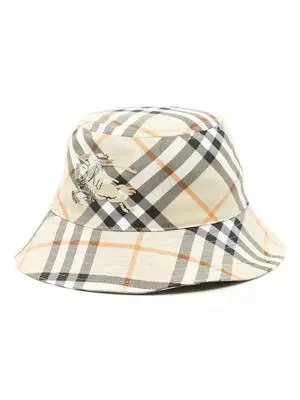Burberry Vintage Check Bucket Hat - Neutrals