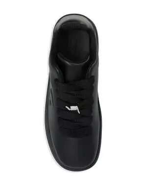 Burberry Leather Sneakers - Black