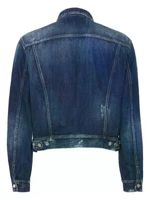 Dsquared2 Cropped Denim Trucker Jacket