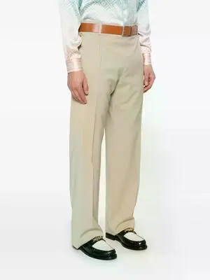 Moschino Belted Straight-leg Trousers
