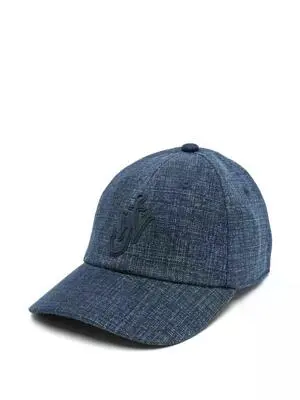 JW Anderson Logo-patch Baseball Cap - Blue