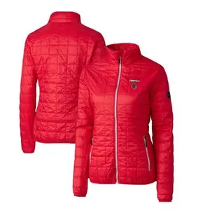 Cutter & Buck Louisville Cardinals Rainier Eco Insulated Puffer Jacket - Red