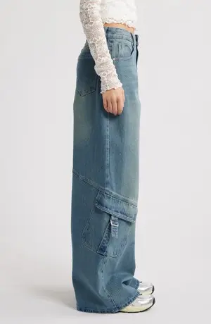 PTCL High-waist Baggy Cargo Jeans
