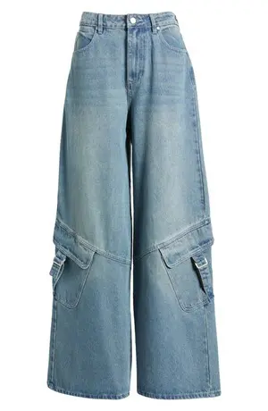 PTCL High-waist Baggy Cargo Jeans