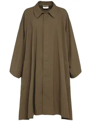 THE ROW Leins Gabardine Trench Coat - Khaki