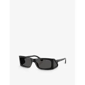 Prada Rectangle-frame Sunglasses - Black